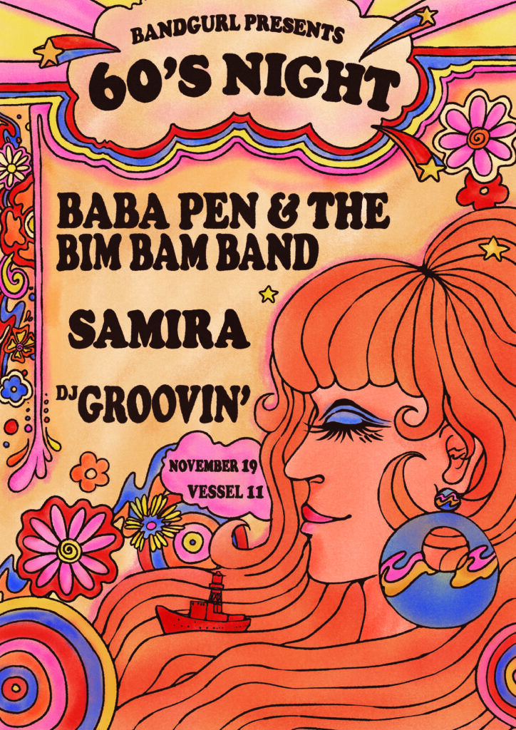 V11 x Bandgurl presents: 60's night w/ Baba Pen & The Bim Bam Band ...